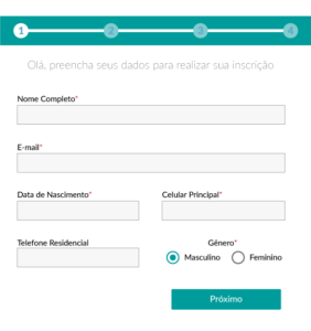 Ficha de inscrição educacional com modelos